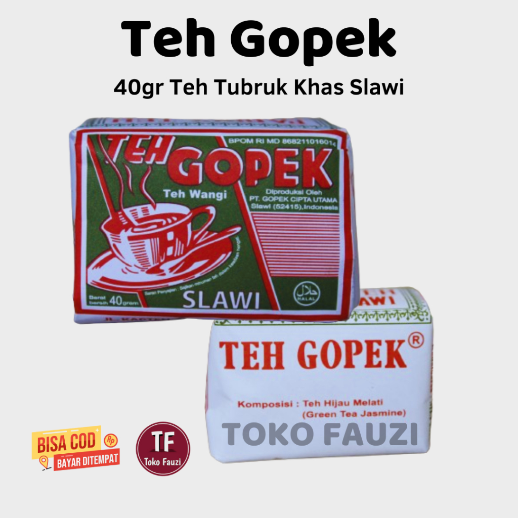 Tubruk Tea Cap Gopek Typical Weight 40gram Solo Tea Fragrant Sepet ...