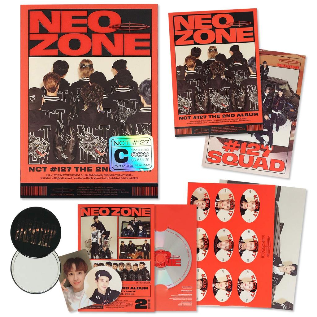 Unsealed Album NCT 127 Neo Zone Sticker Regulate Favorite Superhuman ...