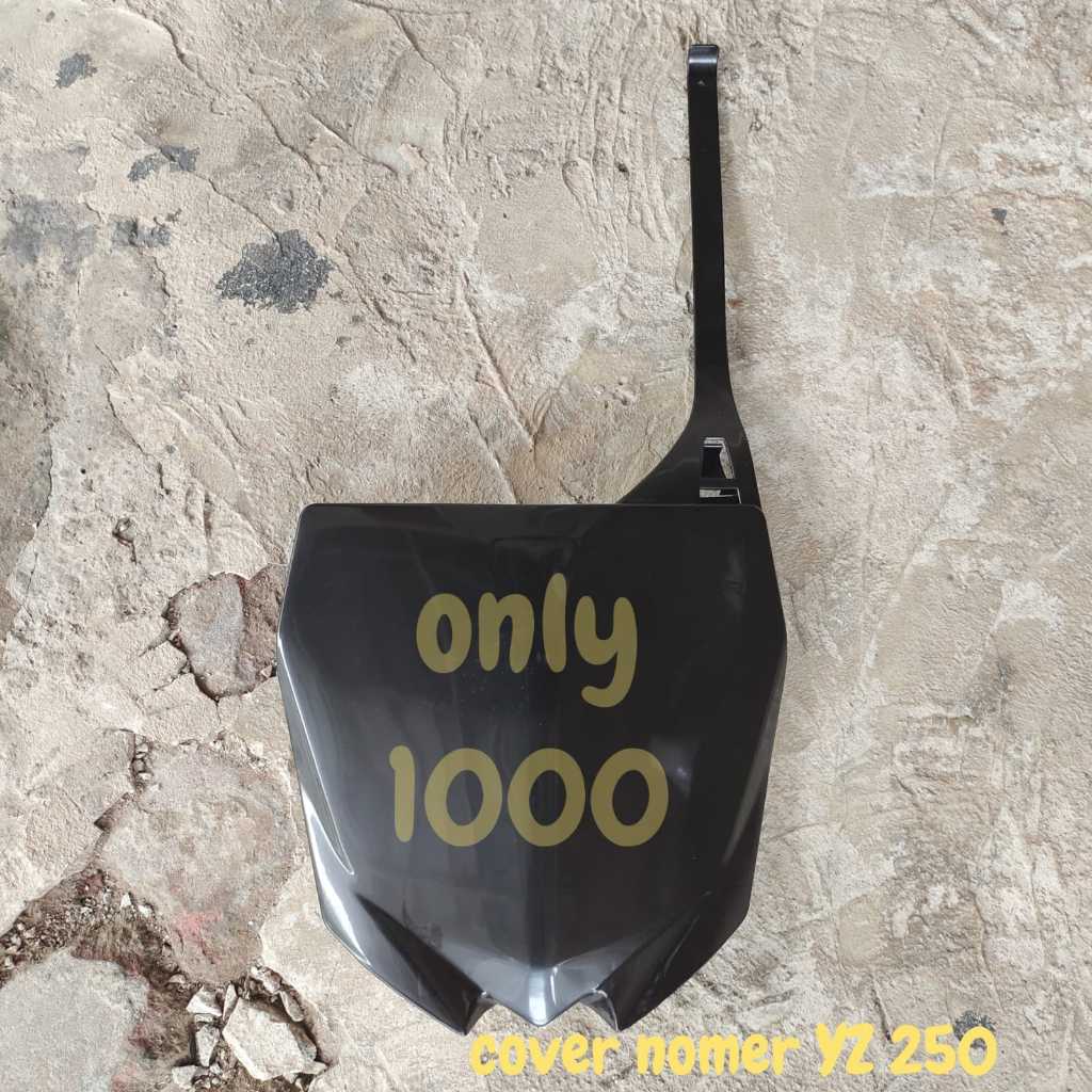 Yz 250 NUMBER COVER NUMBER PLATE YZ250 TRAIL SUPERMOTO MOTOCROSS NUMBER ...