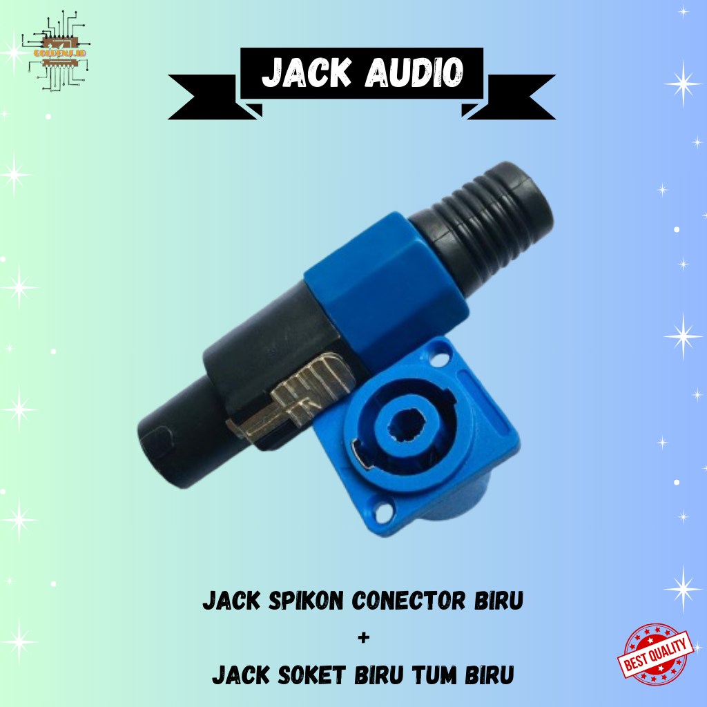 Spikon SOCKET/SPIKON ONE AUDIO JACK SET (SPIKON JACK + BLUE SPICON ...