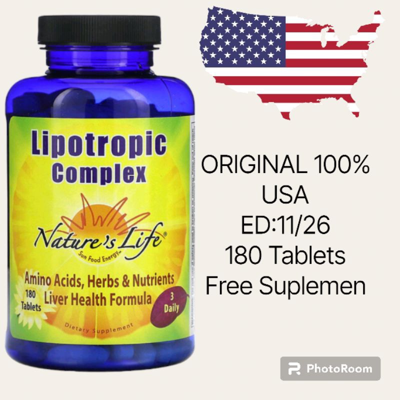Nature's Life Lipotropic Complex 180 Tablets PRE-ORDER USA | Shopee ...