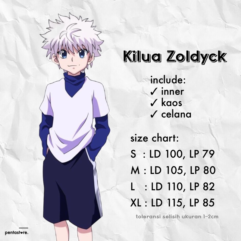 Hunter x Hunter Costume Anime Cosplay Gon Killua Chrollo Kurapika ...