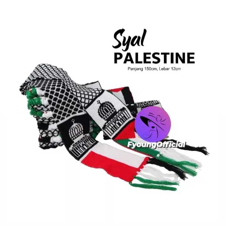 Palestine Knitting Scarf/Computer Knitting Scarf/Palestine Scarf ...