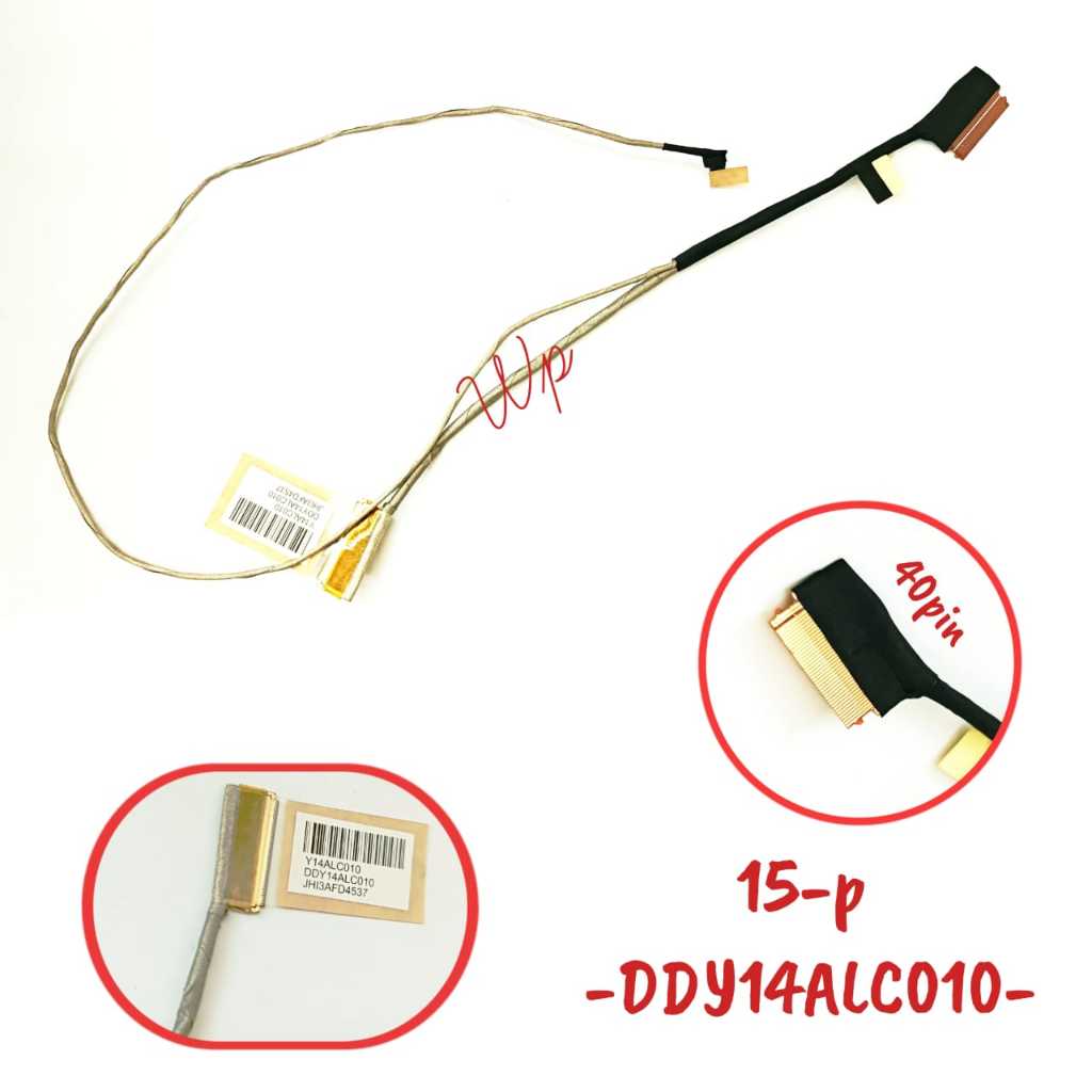 Hp pavilion LCD Flexible Flexible Cable 15P, 15-P, Envy 15-K, 15K ...