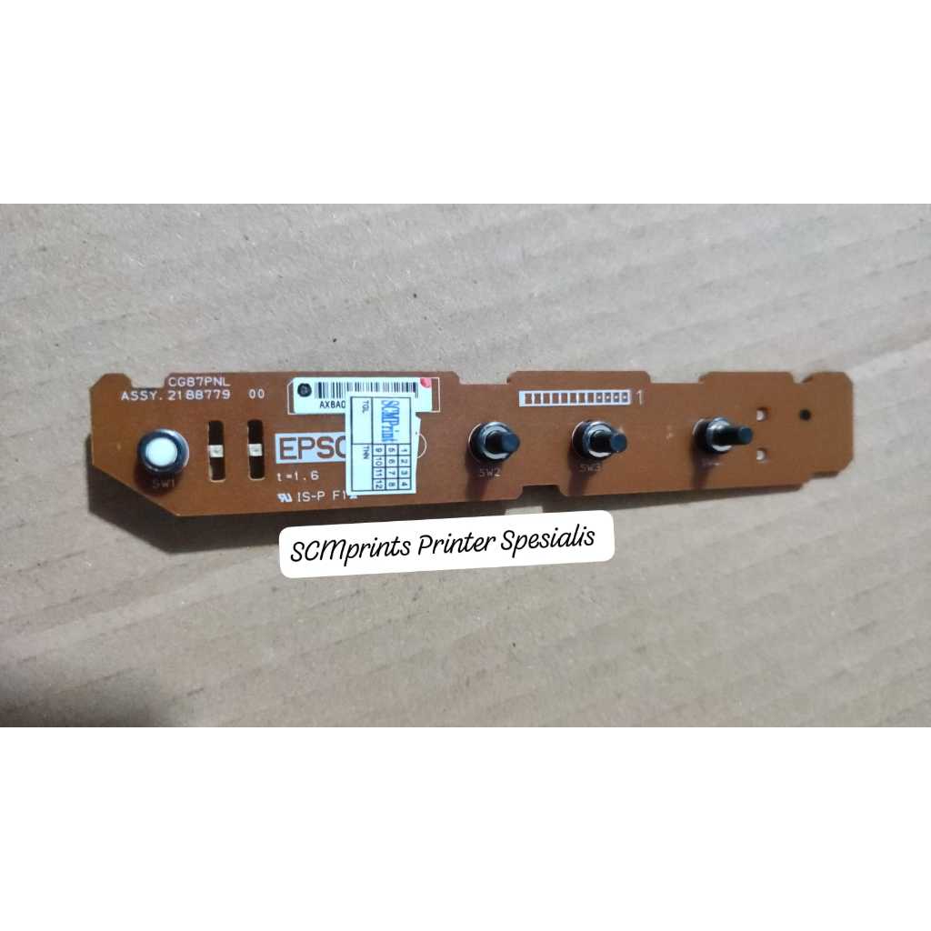 TOMBOL Pcb ON OFF Button Epson Printer Display Panel L3110 L3210 Switch ...