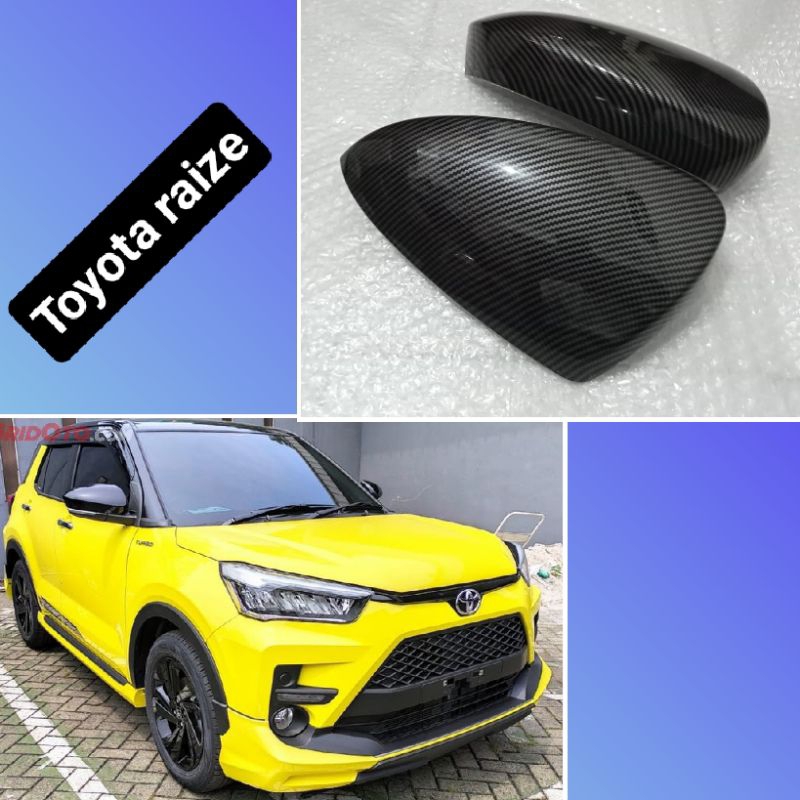 Toyota RAIZE Mirror COVER CARBON MOTIF | Shopee Malaysia