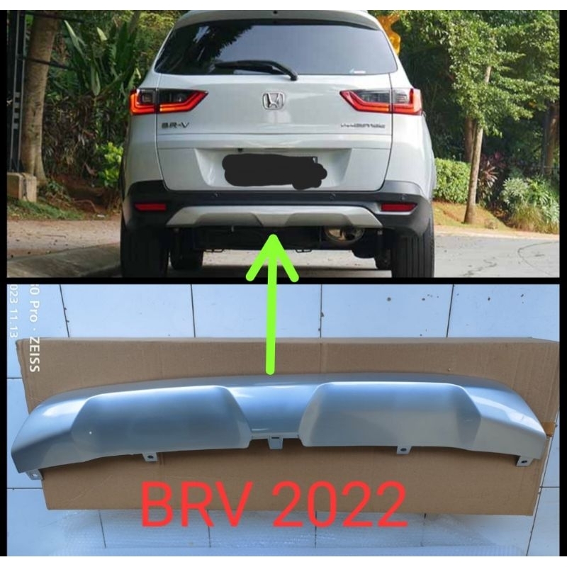 Original Honda Brv 2022 Rear Bumper Bottom Garnish Cover | Shopee Malaysia
