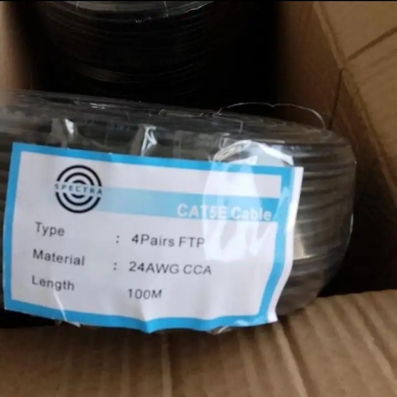 Kqbel LAN SPECTRA cat 5 OUTDOOR 60 Meters Ready To Use | Shopee Malaysia