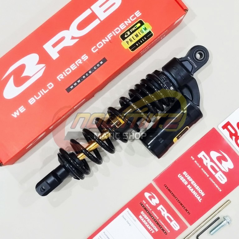 Shock RCB Racing Boy MB2 Series 340mm Premium Black Honda Vario 160 ...
