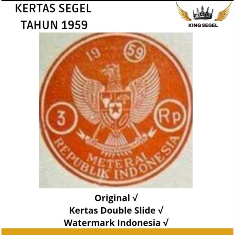 Original 1959 Double Seal Paper (Buy 1 Get 1 Free) | Shopee Malaysia