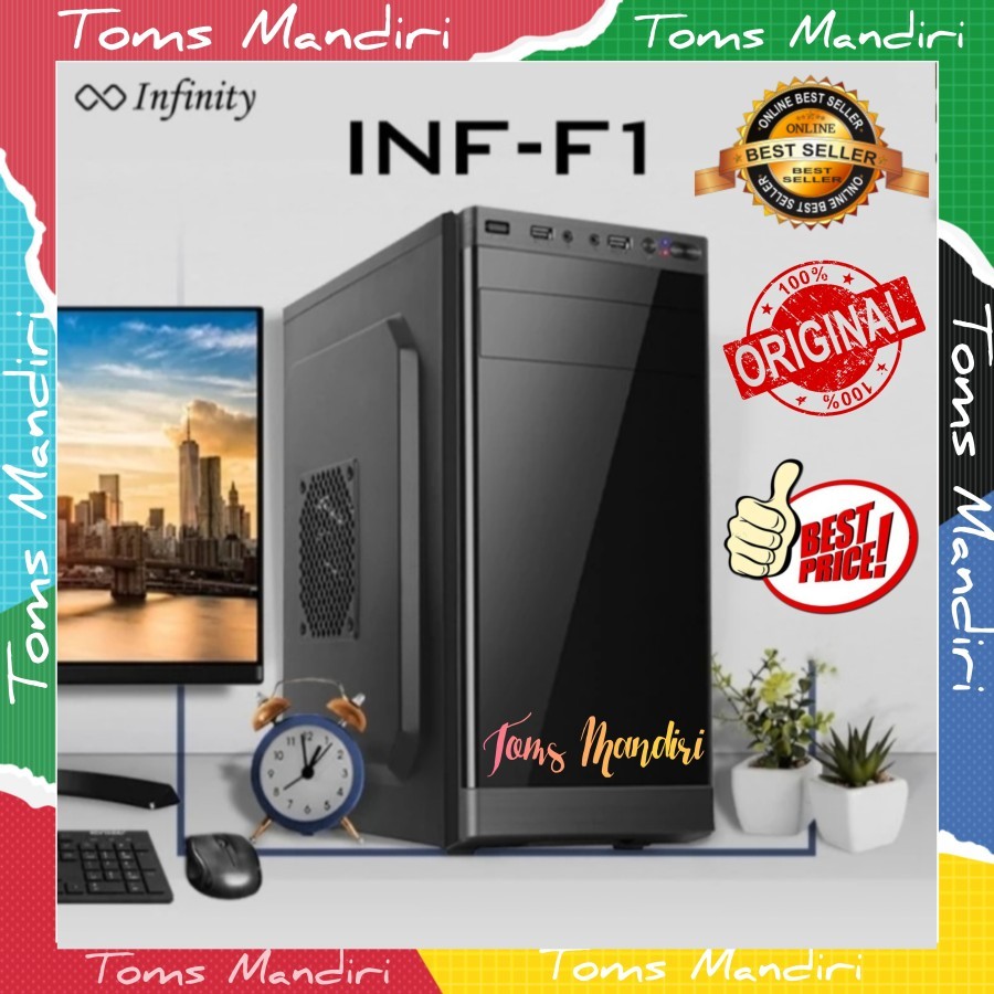 Infinity F1 ATX Case PC Casing + 250 Watt Power Supply | Shopee Malaysia