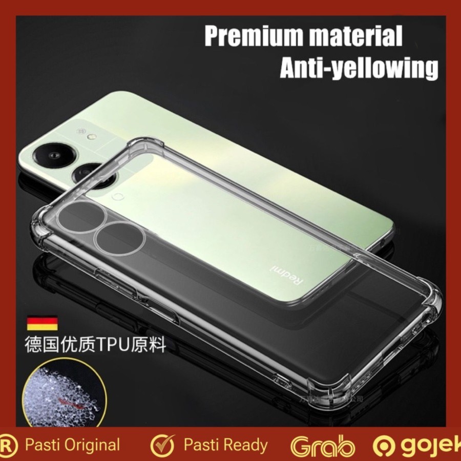Xiaomi Redmi 13C 12C Frost Clear Original Soft Case Clear Cover Anti ...