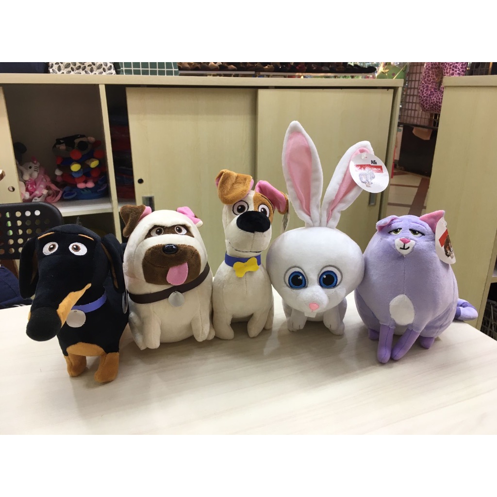 The SECRET LIFE OF PETS DOLL MAX GIDGET SNOWBALL ORIGINAL UNIVERSAL ...