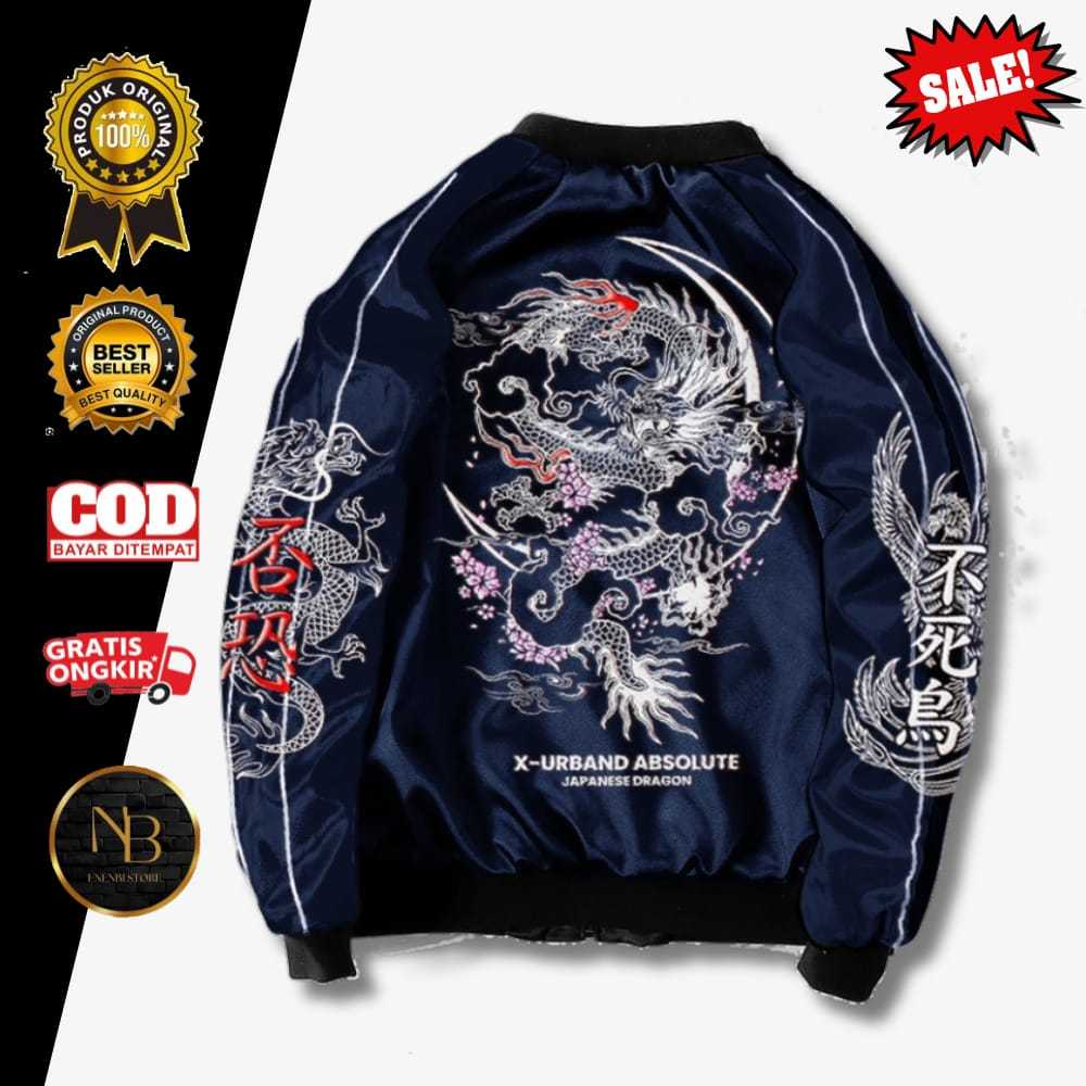 New Sukajan Kurode Ryu Jacket - Varsity Jacket - Men's waterproof ...