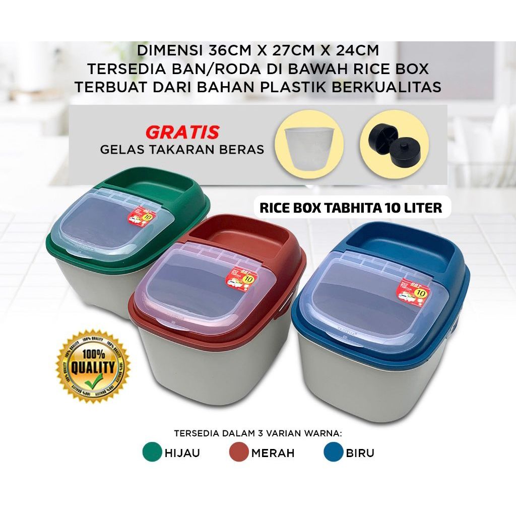 Tabitha Rbt 10 Liter Rice Box Tabitha Rbt 10 Liter Tabitha Rice Box 10