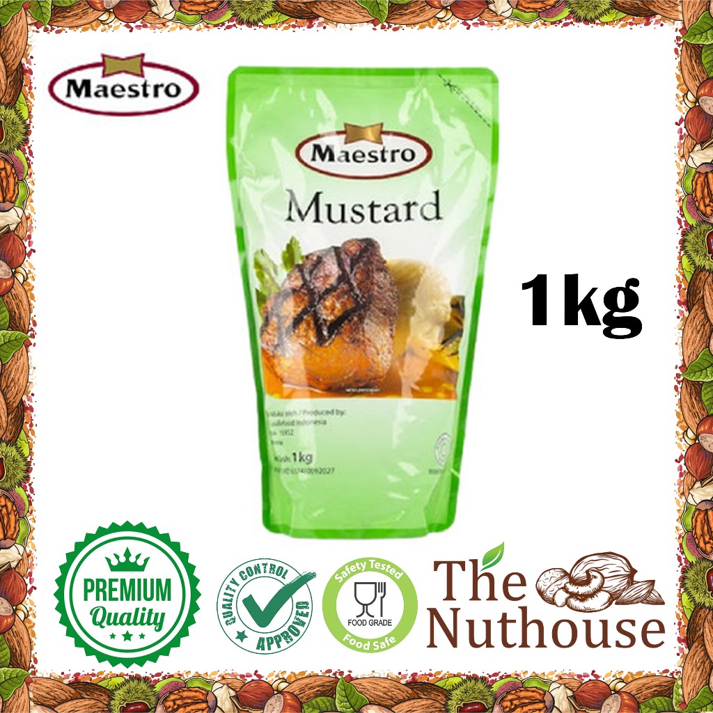 1kg Maestro Mustard Dressing / Molasses Sauce Refill Pouch [HALAL ...