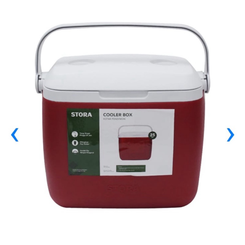 Stora 25L Flip cooler box, cooler box, ice cooler box, ice box, ice ...