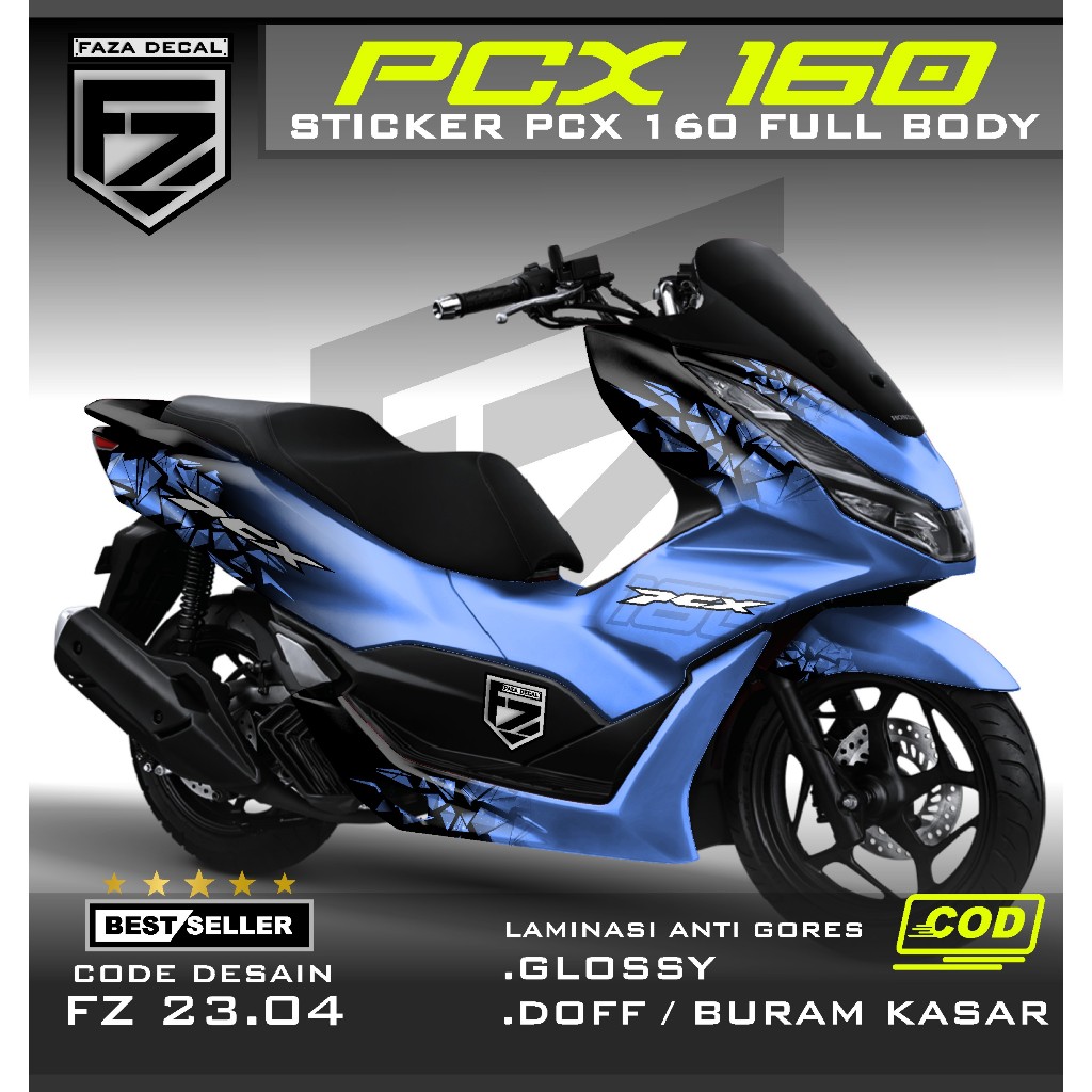 Faza Decal - Latest pcx 160 full body Sticker Decal 2024 Graphic ...