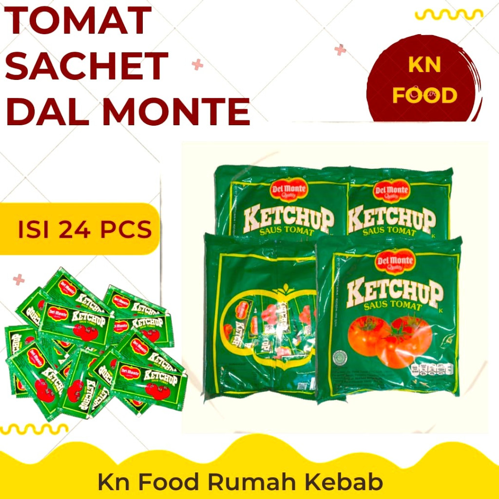 Del monte Ketchup SACHET - Delmonte Tomato Sauce Contains 24 SACHETS ...