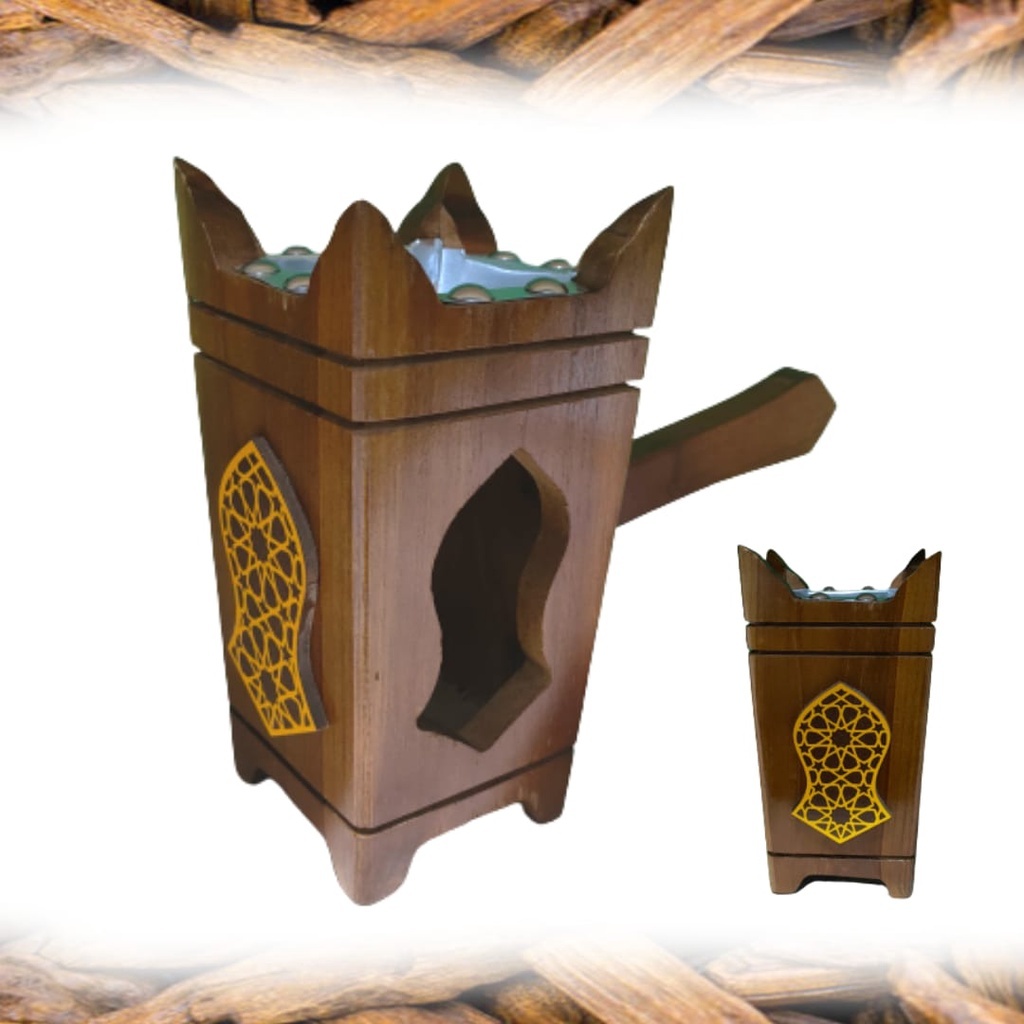 Prapen Mabkhara Teak Wood Buhur Place incense burner | Shopee Malaysia