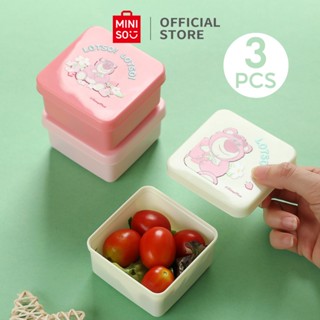 Miniso X Disney Lotso Lunch Box Cute Food Storage Set 2pcs/3pcs Food ...