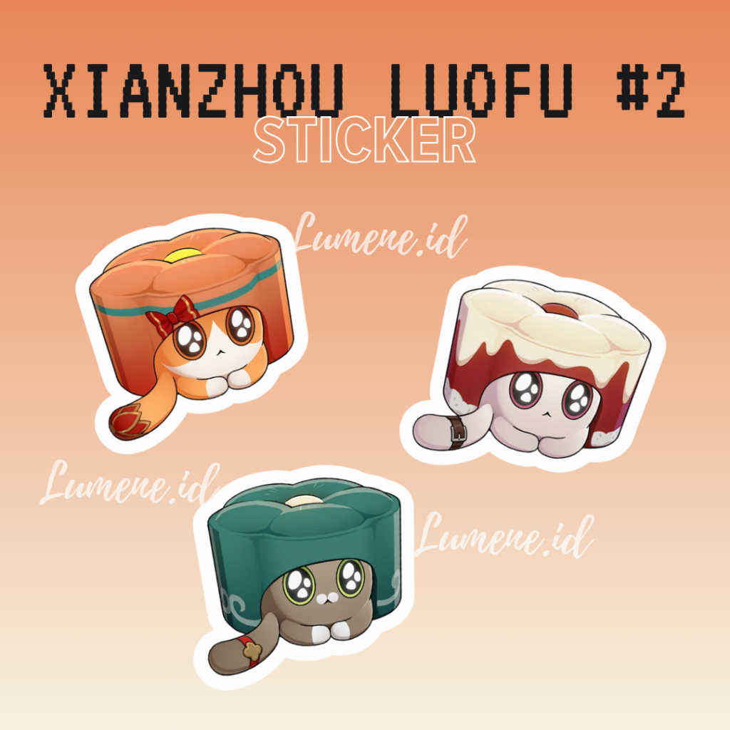 HP Xianzhou Luofu/Guinaifen/Clara/Qingque Stickers/Waterproof Anime ...