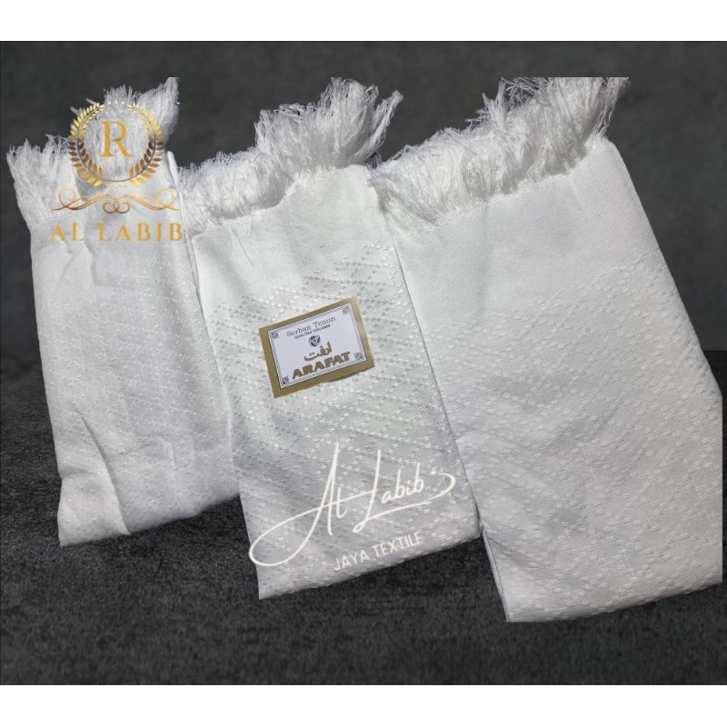 PUTIH Palestinian Arabic Turban ARAFAT Turban Plain White Adult Men ...