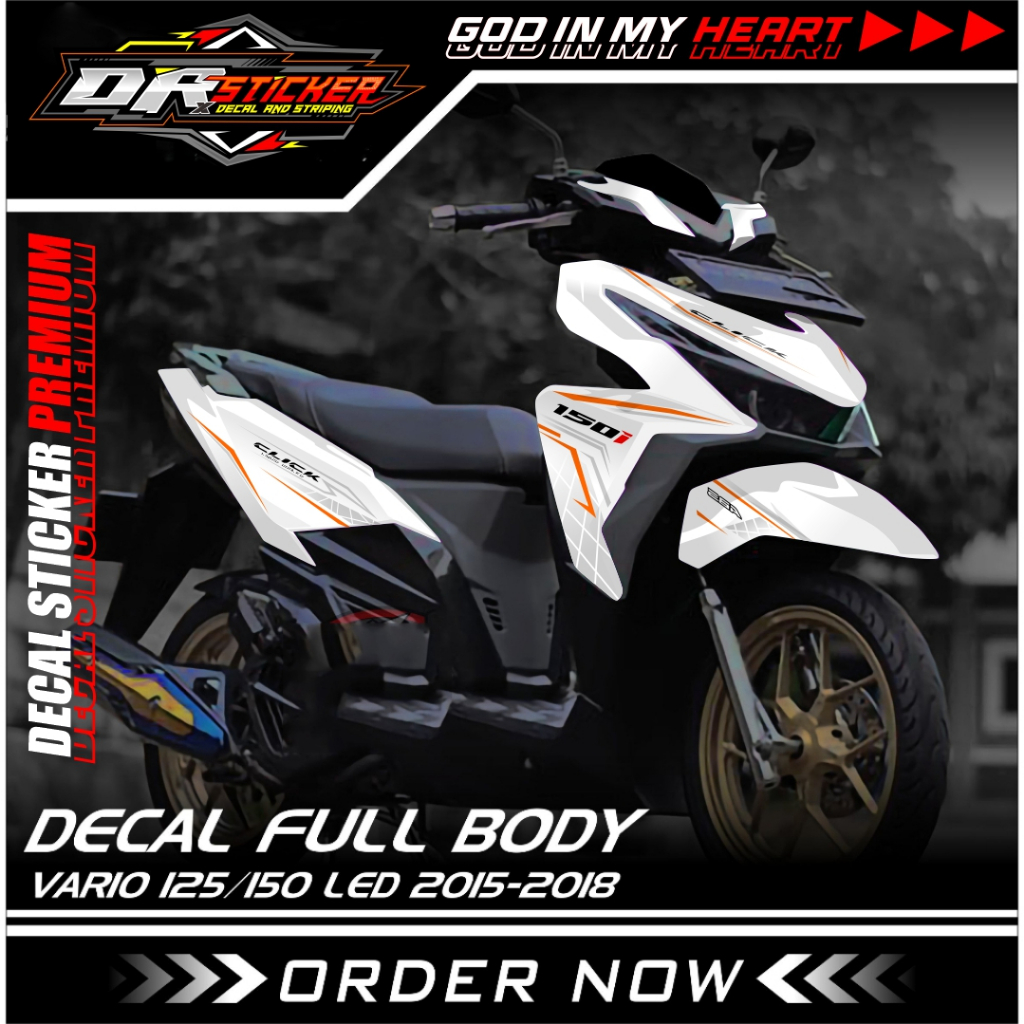 (Latest) Sticker Decal Vario led 125 150 full body - Dekal Sticker ...