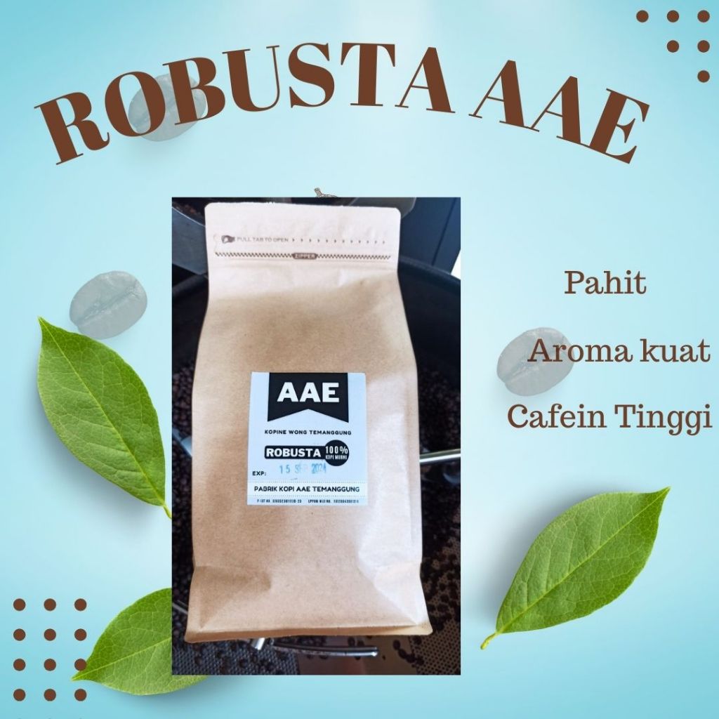 Original / pure ground temanggung robusta coffee 1 kg | Shopee Malaysia