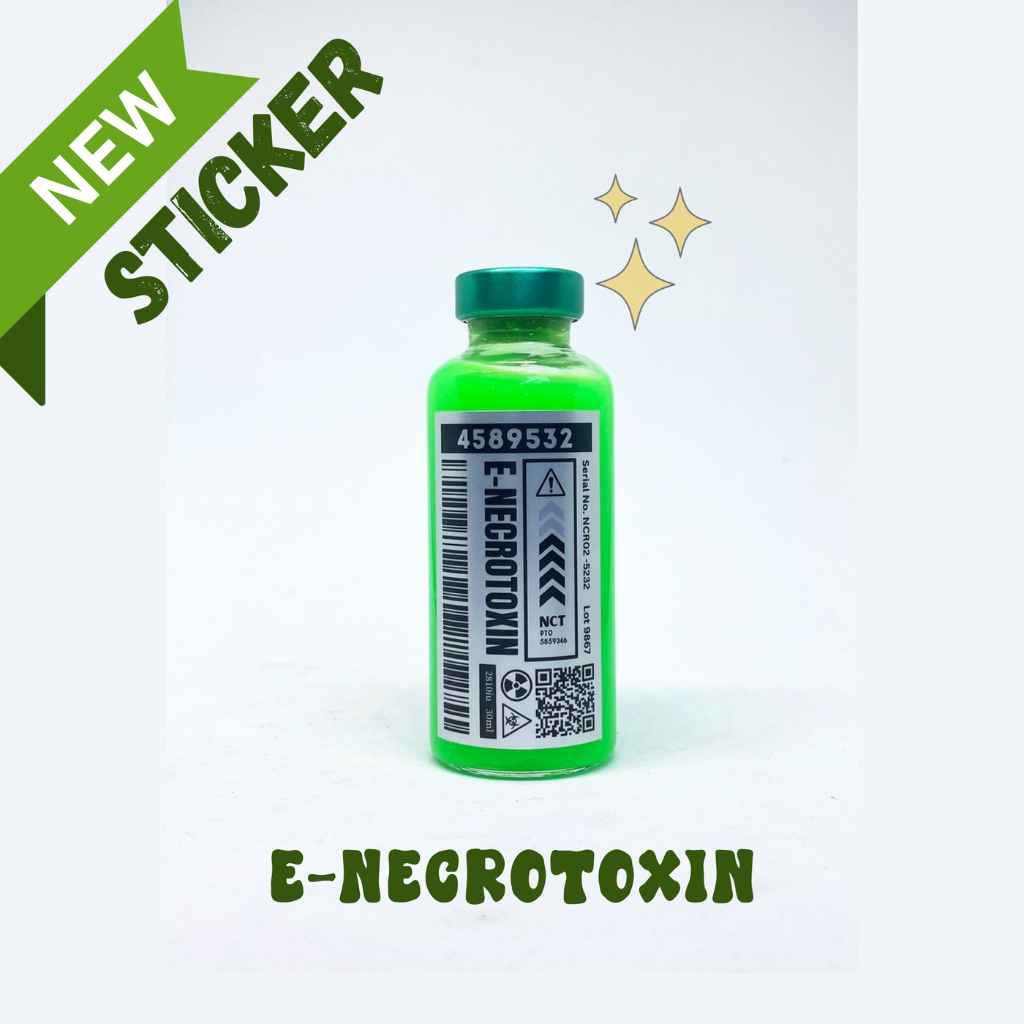E - Necrotoxin Resident Evil 7 Bio Hazard New Sticker | Shopee Malaysia