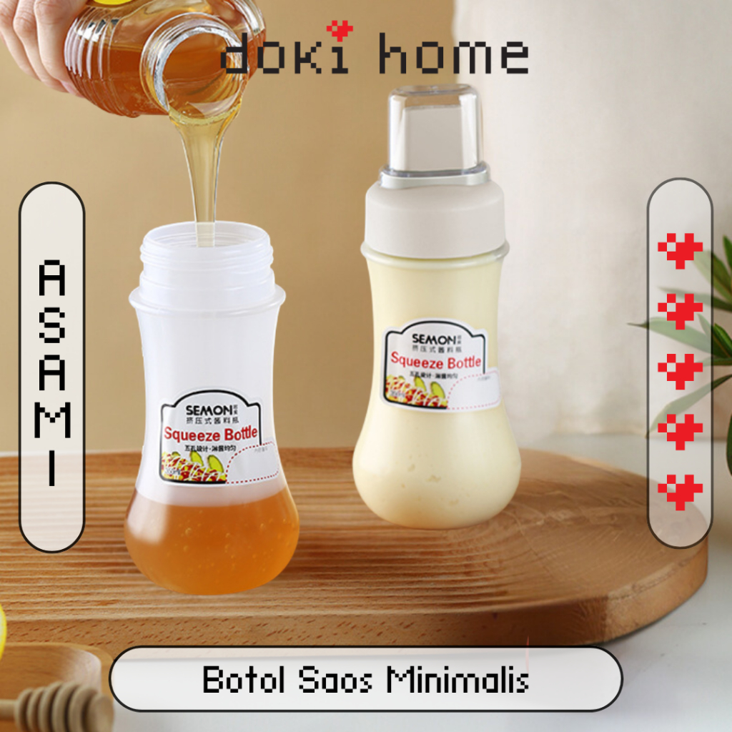 |Doki| Asami Practical 5-hole Soy Sauce Squeeze Bottle Smart Mayonnaise ...