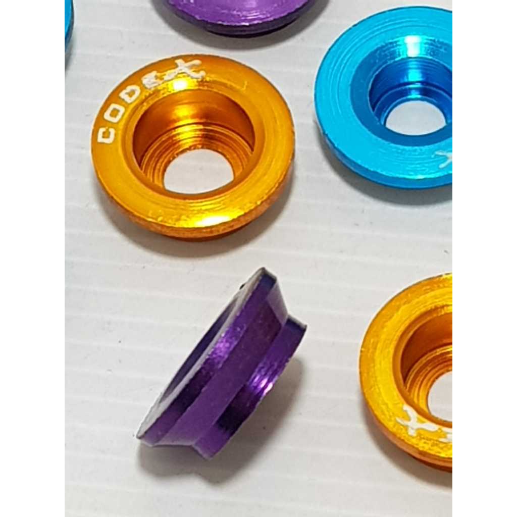 M6 M8 Bolt Color Aluminum Ring Model Motor Accessories Level | Shopee ...