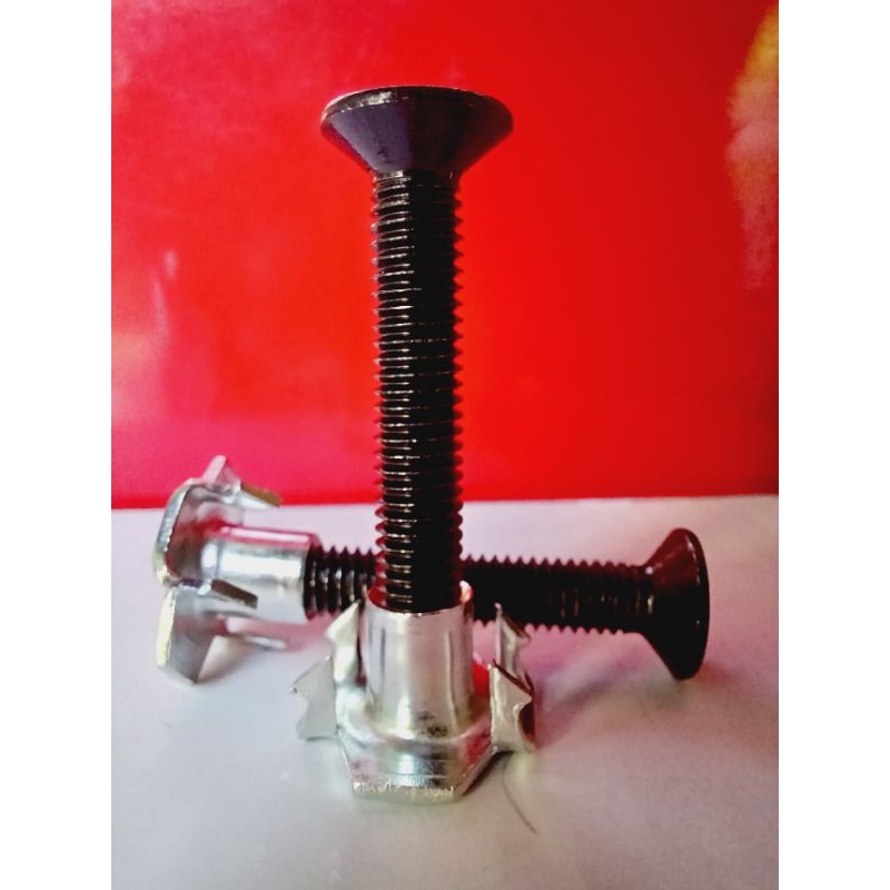 M6 Bolt+Claw Nut (set) | Shopee Malaysia