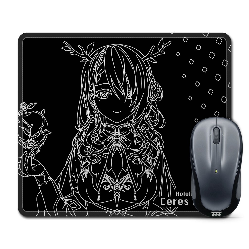 Mouse pad gaming anime vtuber CERES FAUNA LINE Hololive EN 2nd ...