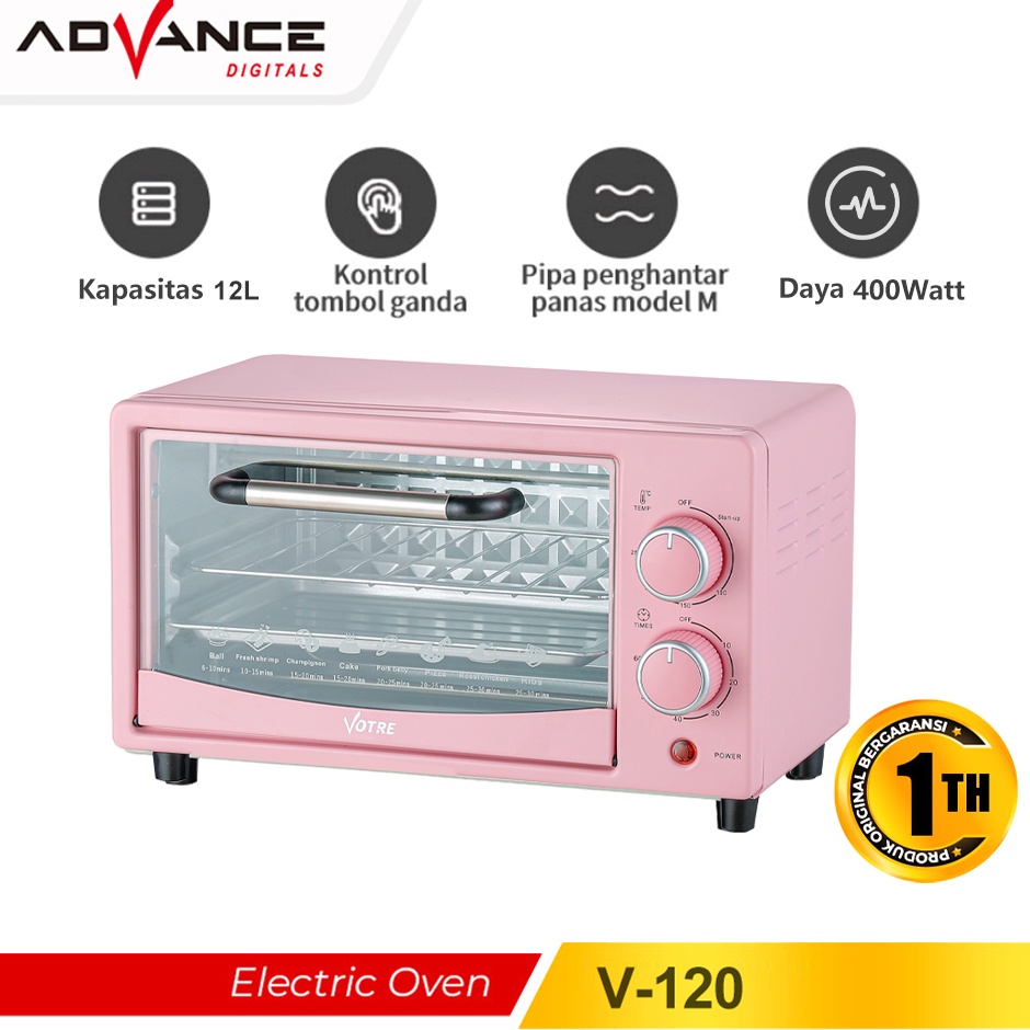Btp Advance Votre V12 Electric Air Fryer Oven 12 Liter 2 Elements 4watt ...