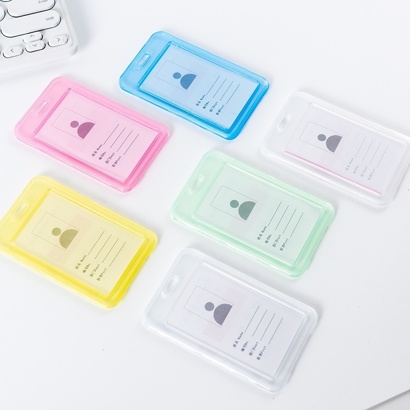 GANTUNGAN AFM Name Tag ID CARD Transparent Plastic Business CARD Hanger ...