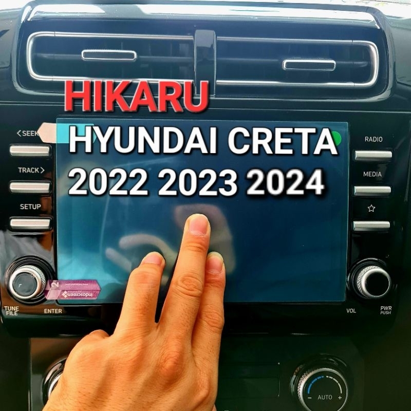 Hyundai Creta 2024 2023 2022 - Anti-Scratch Head Unit & Speedometer ...