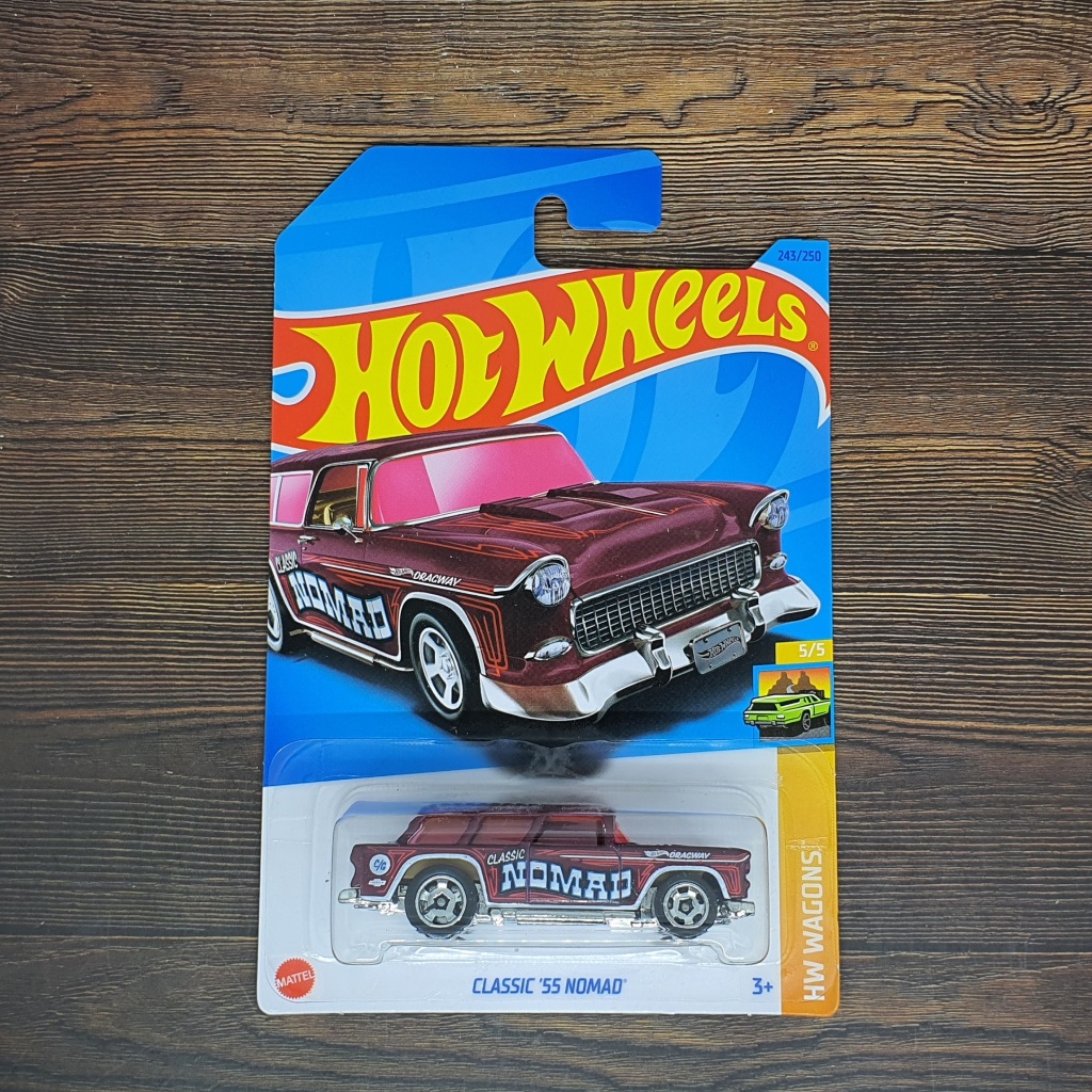 MERAH Hot Wheels Classic 55 Nomad Red HW Wagons Chevrolet Dragway ...