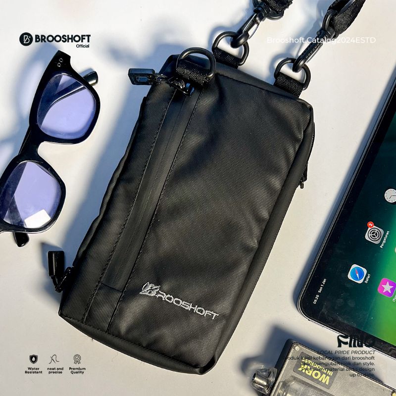 HP Brooshoft FINO Sling Pouch Waterproof Cell Phone Neck Bag Hangking ...