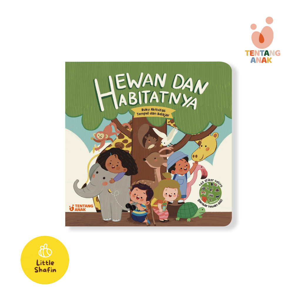 About Children - Velcro Activity Book: Animals And Their Habitat ...