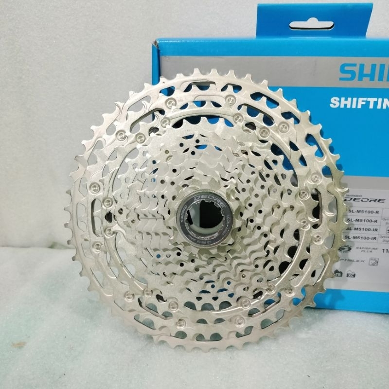 Sprocket Shimano Deore 11speed 51T Type M5100 MTB Cassette | Shopee ...