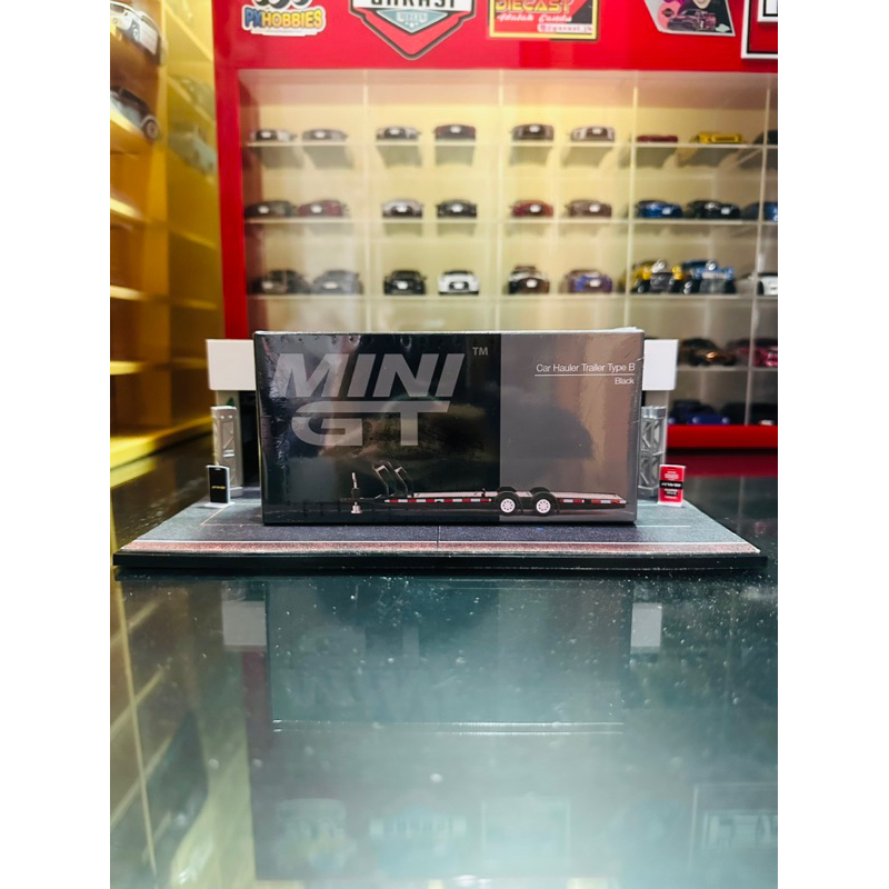 Mini GT AC19 Car Hauler Trailer Type B Black | Shopee Malaysia