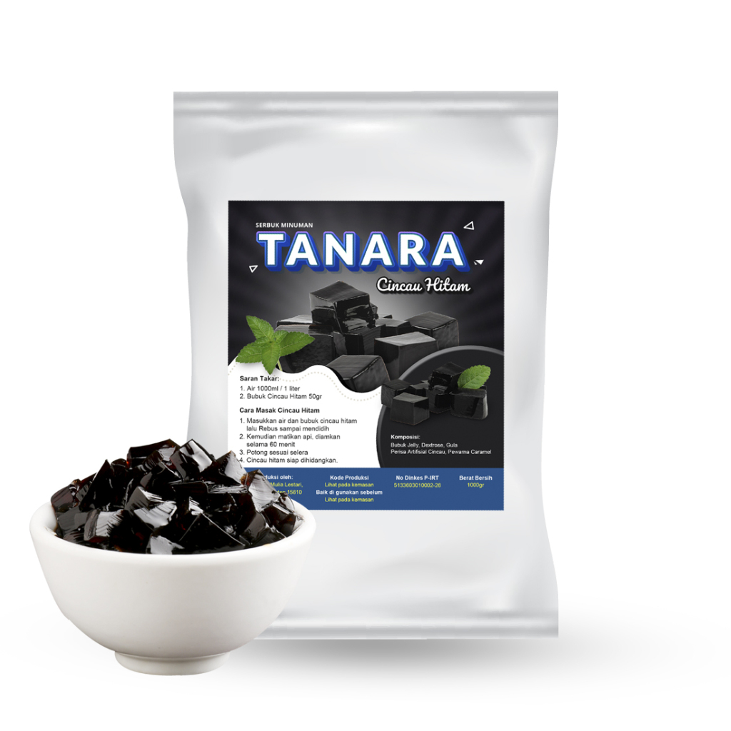 Cincau Hitam powder 500gr - Grass Jelly powder - Assorted Toppings ...