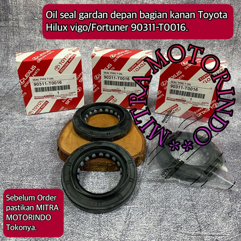 Toyota Hilux Vigo/Fortuner Right Front Axle Oil Seal 90311-T0016 ...