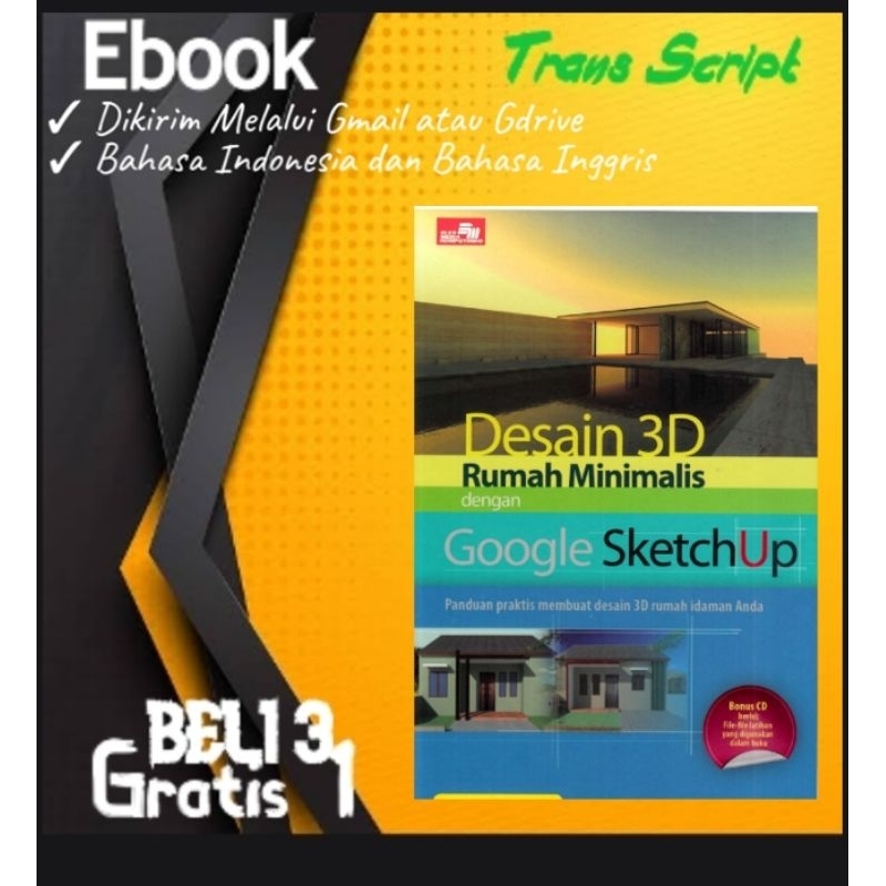 Minimalist home 3d design with (Sket-chup) | Shopee Malaysia