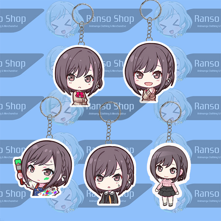 GANTUNGAN Sekai Ena Project Keychain | Shinonome Ena Chibi Acrylic ...
