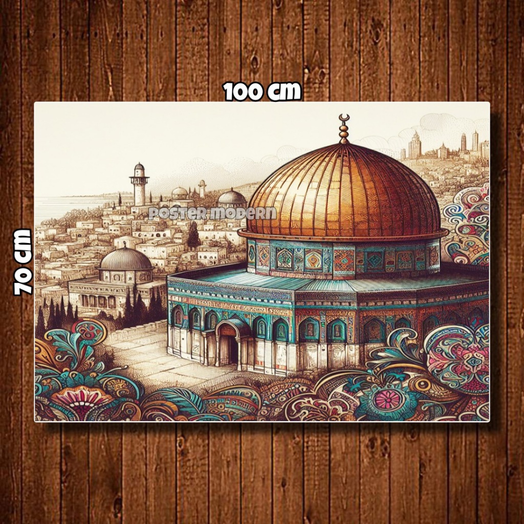 Home Decoration al aqsa Palestine Mosque poster Size Big Jumbo Code 43 ...