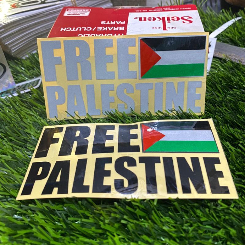 Free cutting stickers for Palestine, viral Palestinian flags, defend ...