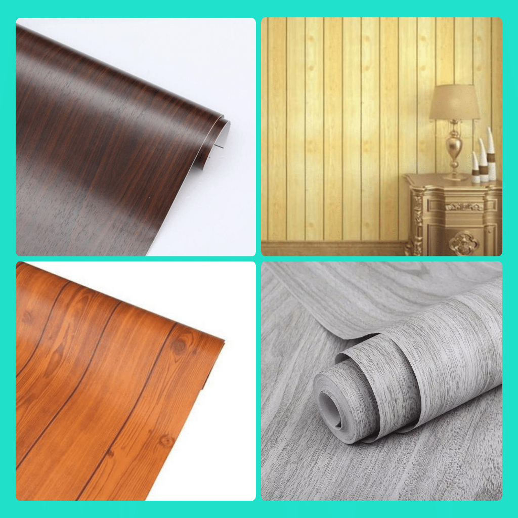 KAYU Wood Wall Wallpaper Wood Wall Sticker Wood Wall Sticker Wood ...