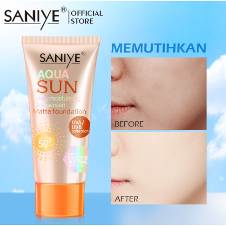 Saniye R1190 SUNSCREEN MATTE FOUNDATION AQUA SUN SPF50+ PA ...